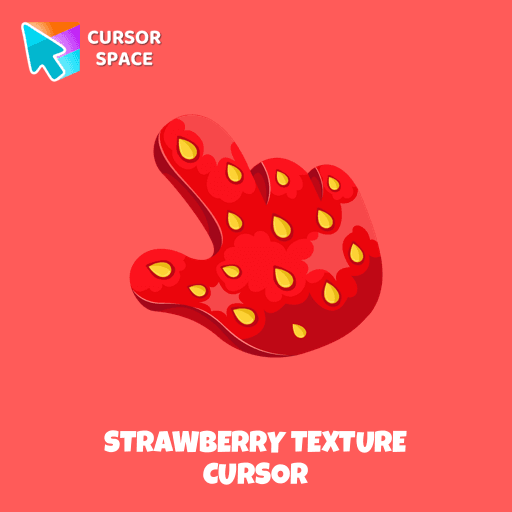Strawberry Texture Cursor - Cursor Pack | Cursor Space